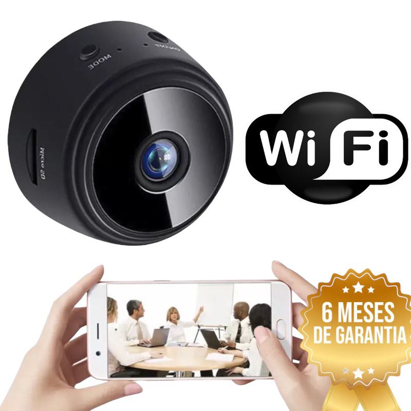 Mini Camera Espiã Wifi A9 1080p Veicular Escondida Micro Monitoramento ...