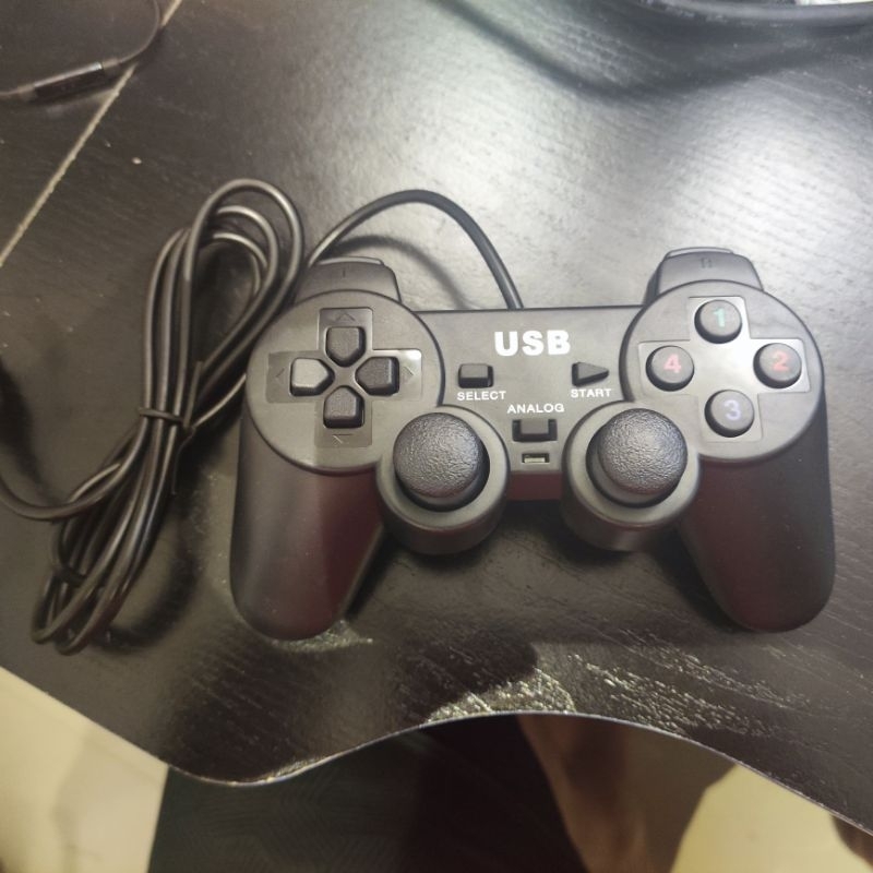 Controle Joystick Usb Games Retro Pc Computador Ps2 Raspberry | Shopee ...