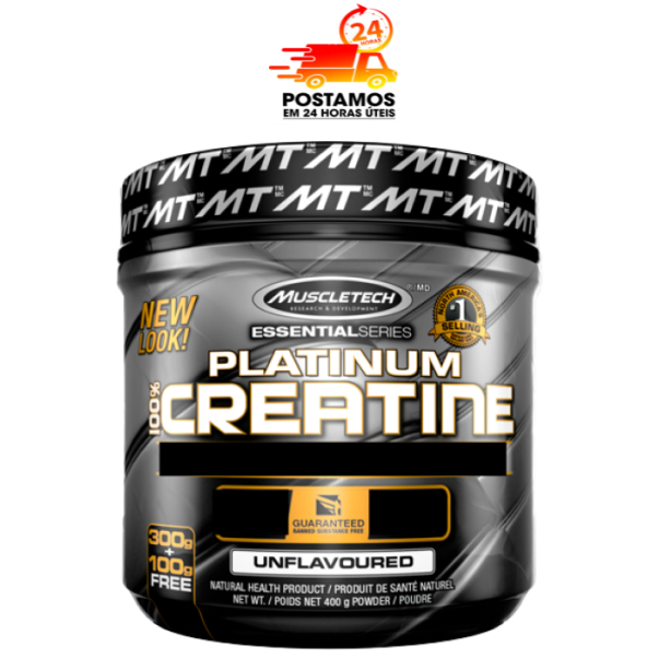Creatina Platinum Monohidratada 300g 100% Pura - Muscle Tech (Creatina ...
