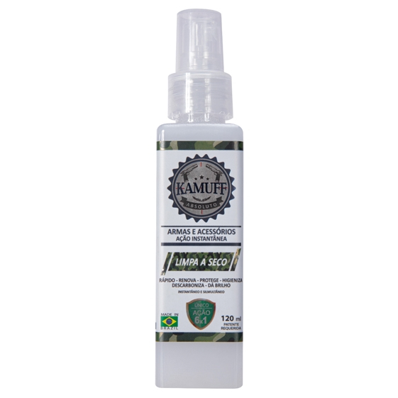 Spray Limpeza Kamuff Absoluto Limpa a Seco 120ml | Shopee Brasil