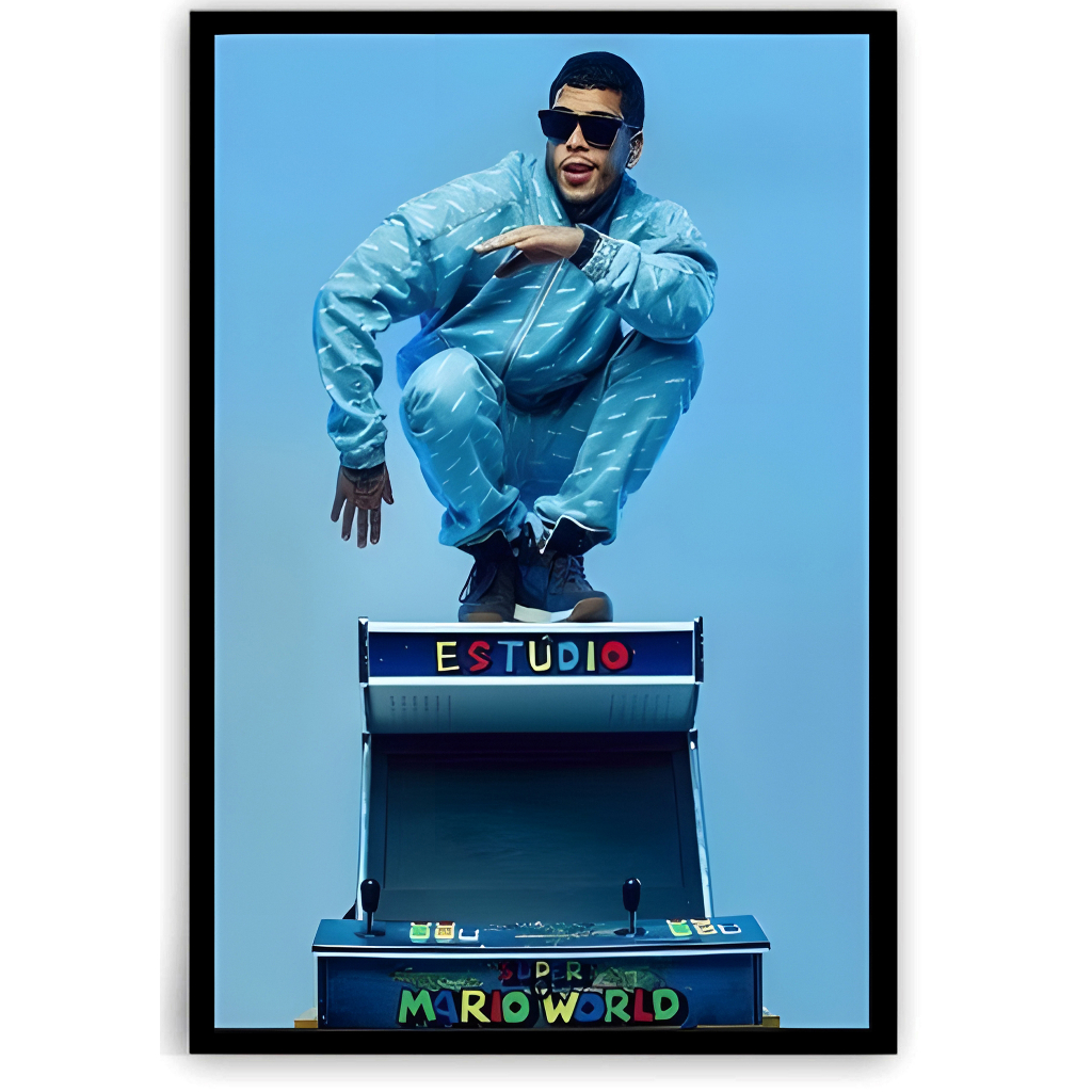 Quadro 001 / Mc Kevin com Moldura e Laminado A3 42x30cm. | Shopee Brasil