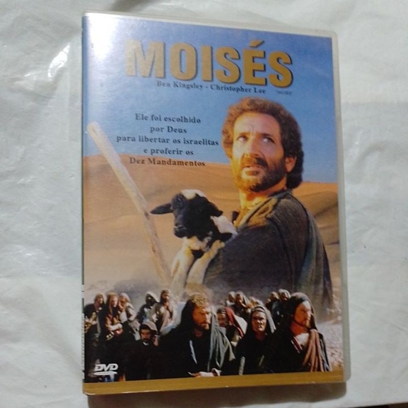 dvd moises Ben kingsley Christopher lee | Shopee Brasil