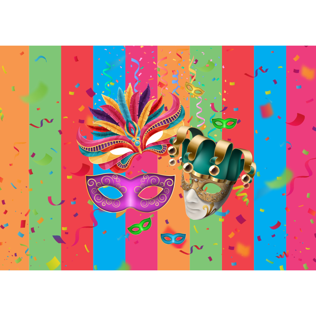 Painel Carnaval Decorativo Sublimado 2,20x 1,70 Tema Festa | Shopee Brasil