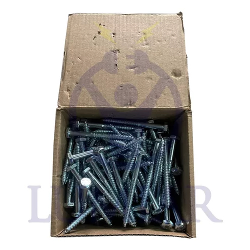 Caixa Parafuso Sextavado Rosca Soberba 1/4X70 10mm 100 unidades ...