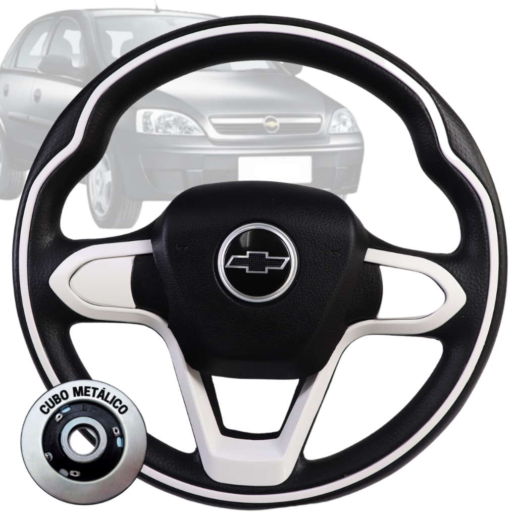 Volante Esportivo Bmw Branco Corsa Classic Corsa Wind Celta Onix Prisma ...