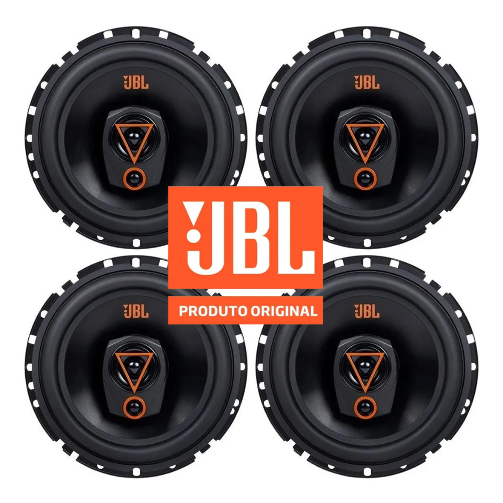 Kit 4 Alto Falantes 6 Polegadas JBL Selenium 80 rms cada Porta carro ...
