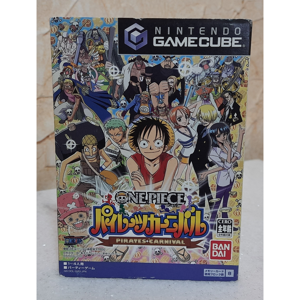 One Piece Pirates Carnival Japonês - Nintendo Gamecube | Shopee Brasil