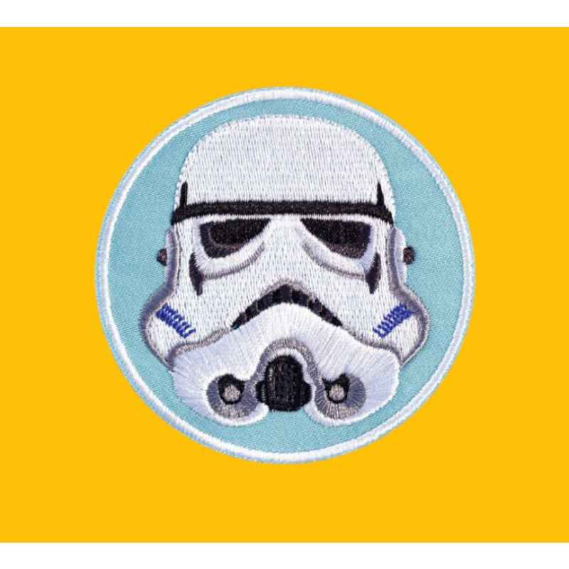 Patch Aplique Bordado Termocolante Stormtrooper Star Wars | Shopee Brasil