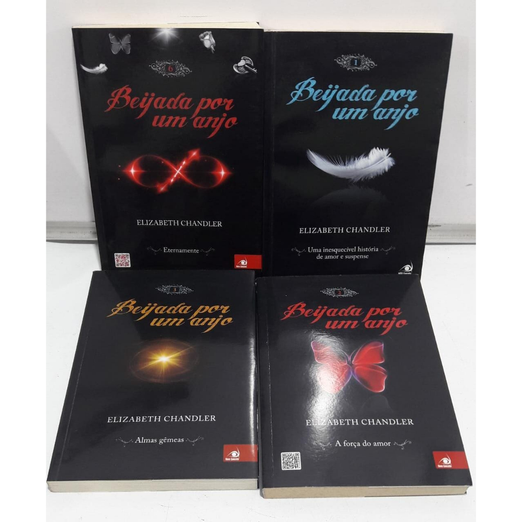 Livro Beijada por um anjo - Elizabeth Chandler | Shopee Brasil