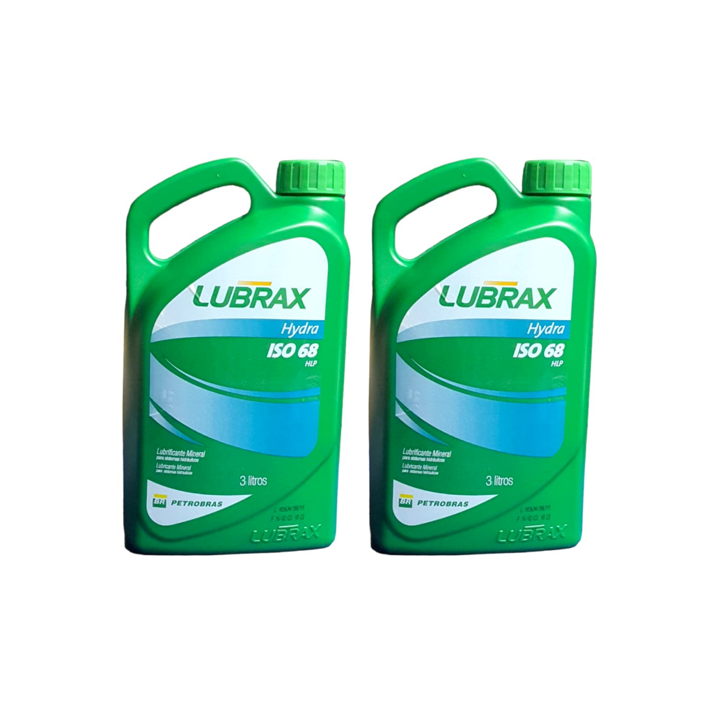 Kit 2 Óleo Hidráulico Lubrax Hydra Iso 68 3 Litros Mineral | Shopee Brasil