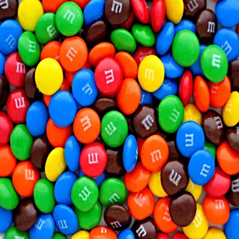 Kit 2 M&M's Confeito Chocolate ao Leite 1kg Amendoim Crispy MM's MMs ...