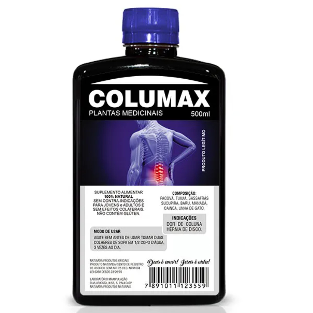 Columax - Plantas Medicinais 100% Natural 500ml | Shopee Brasil