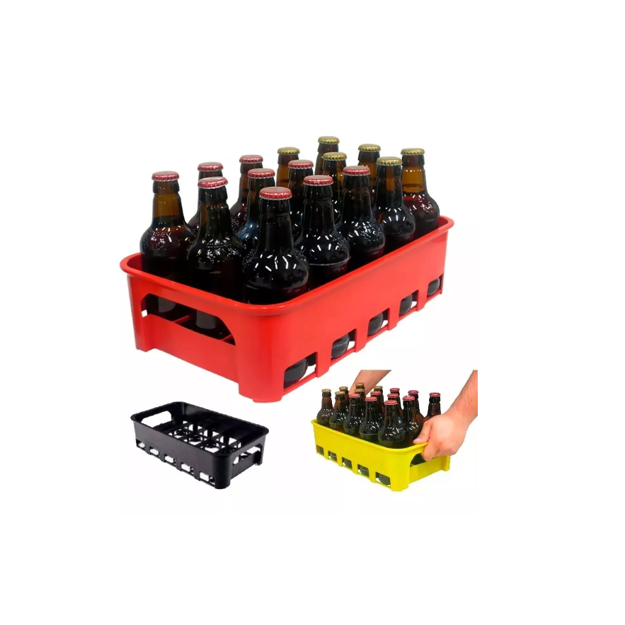 Garrafeira Engradado CAIXA Cesto P 15 Garrafas De Cerveja 300ml Porta ...