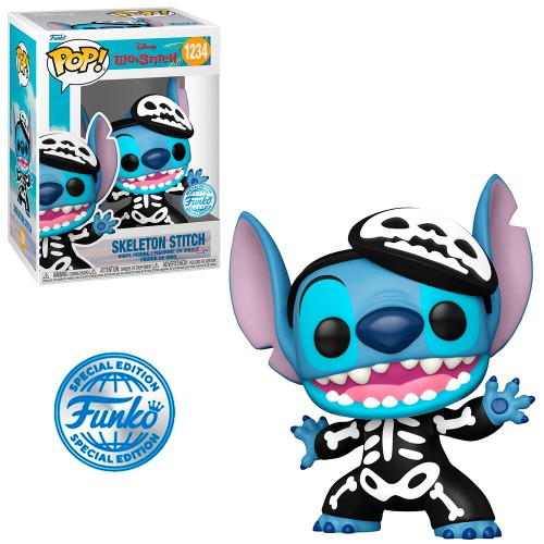Funko Pop! Skeleton Stitch - Special Edition - Disney Lilo & Stitch ...