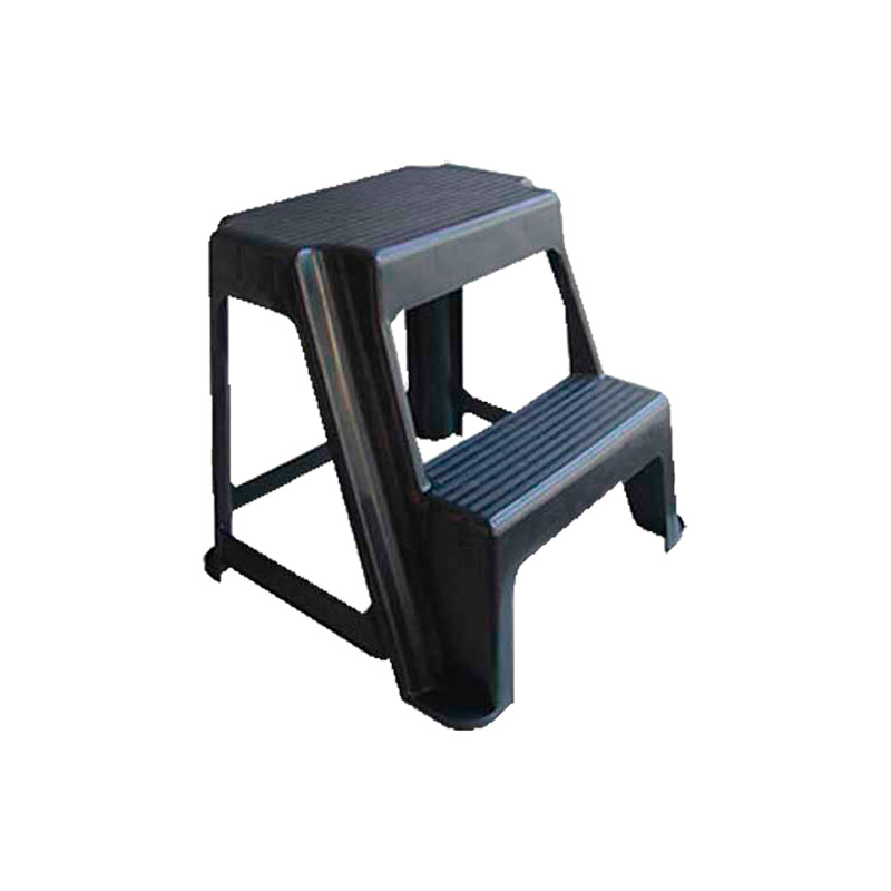 Banqueta Antares com 2 Degraus Preta Multiuso Resistente Ótima Qualidade Utensílio Moderno ...