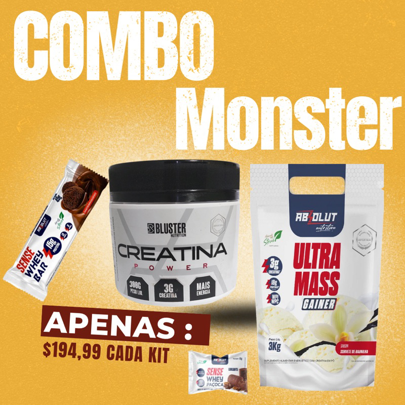 combo monster | Shopee Brasil