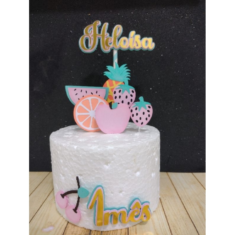 Topo Em Camadas Frutas Shopee Brasil