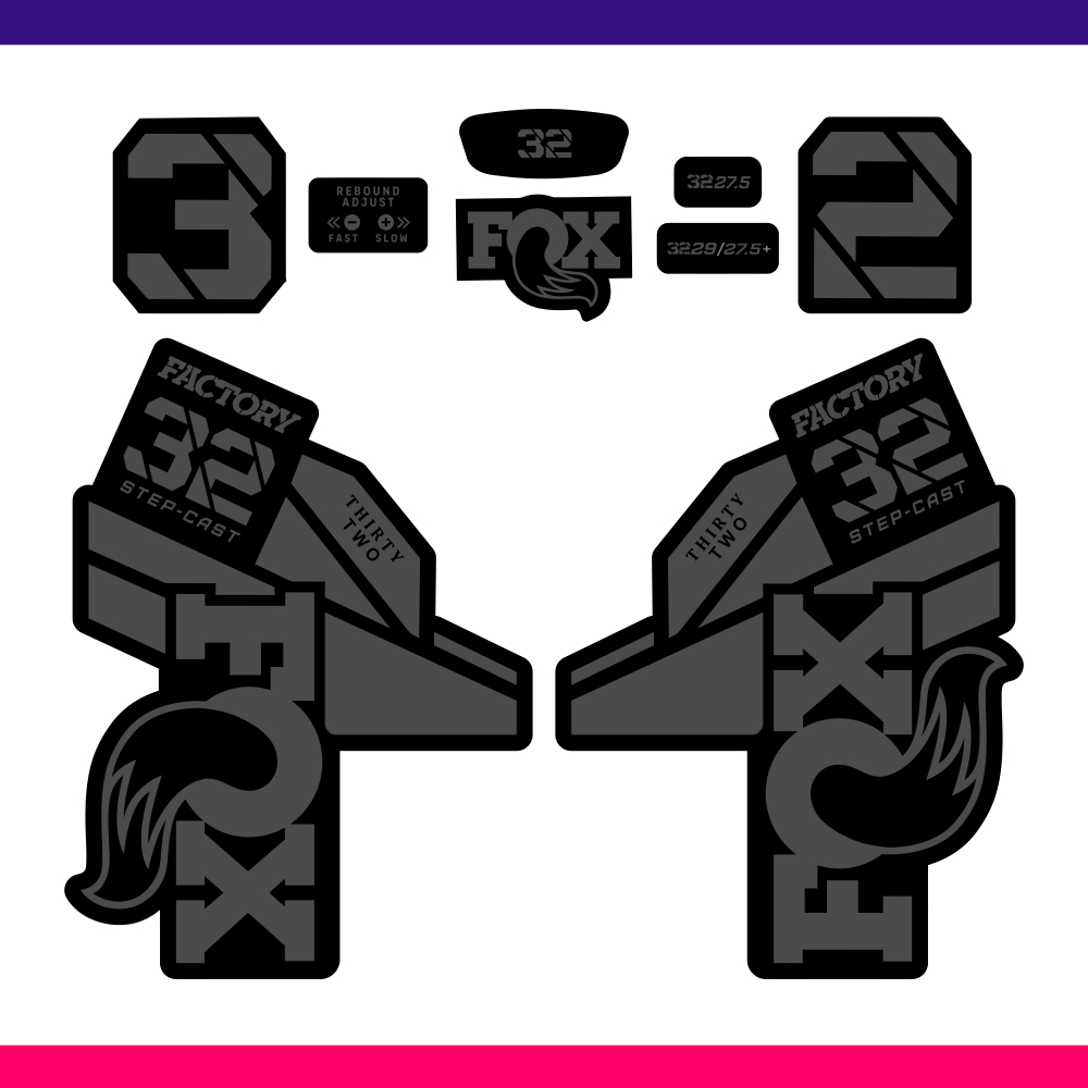 Adesivo bike modelo Fox 32 Step Cast Factory 2021 | Shopee Brasil