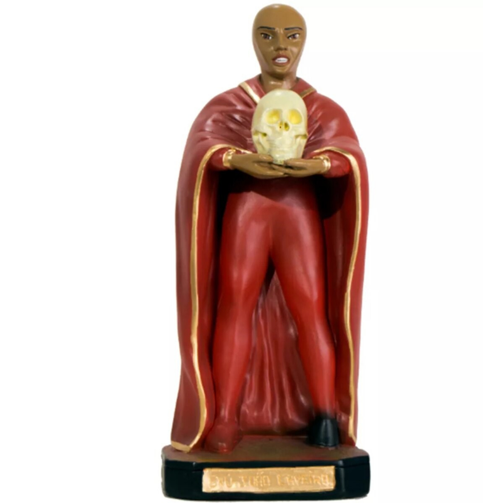 Exu João Caveira Imagem Escultura Gesso Umbanda 30 Cm | Shopee Brasil