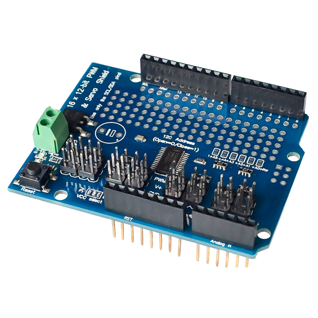Servo Shield PWM PCA9685 I2C 16 canais para Arduino | Shopee Brasil