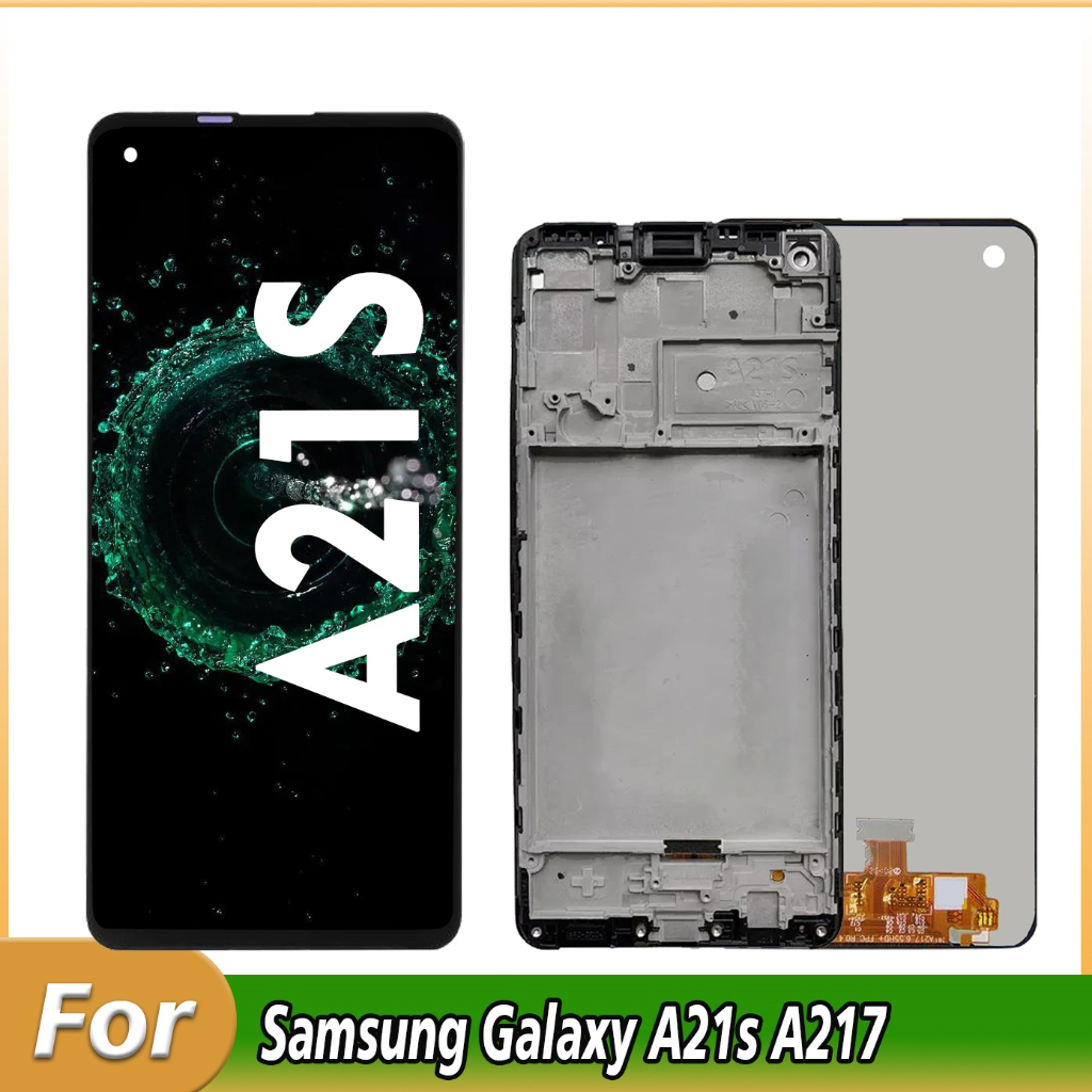 Tela Display Modulo Fronta touch Lcd completo Samsung A21s A217 C/Aro Sm-a217m Novo Pronta ...
