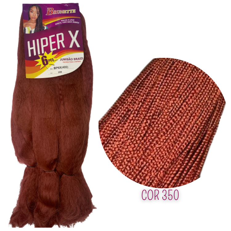 Super Jumbo Vermelho 350 400g Tranças + 10 anéis | Shopee Brasil