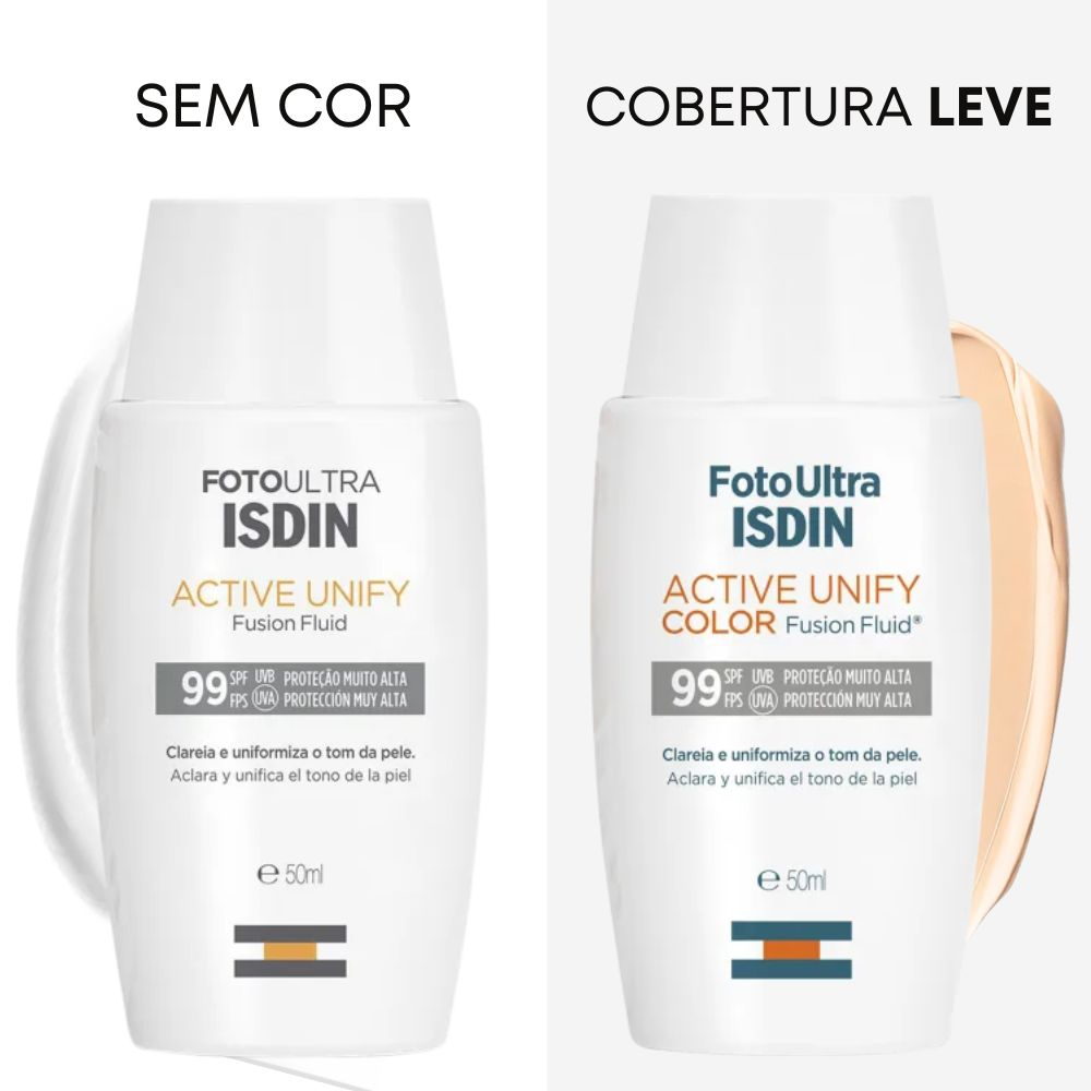 ISDIN Active Unify - Protetor Solar Facial FPS 99 Clareador de Manchas ...