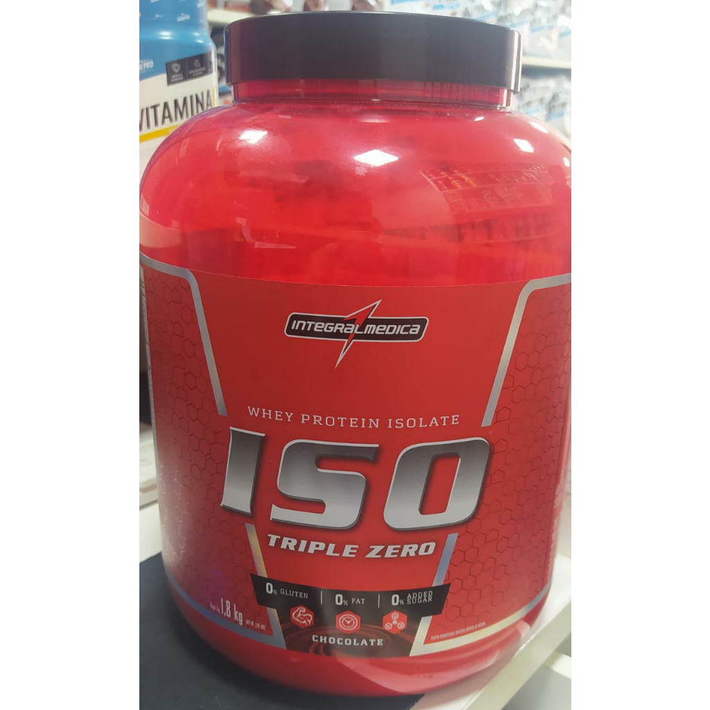 Whey Protein Iso Triple zero Pote 1.8kg - Sabor Chocolate ...