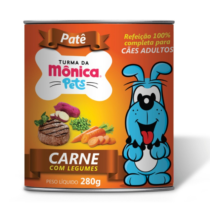 Turma da Mônica Pets Patê Refeição Completa Vários Sabores 280 G ...