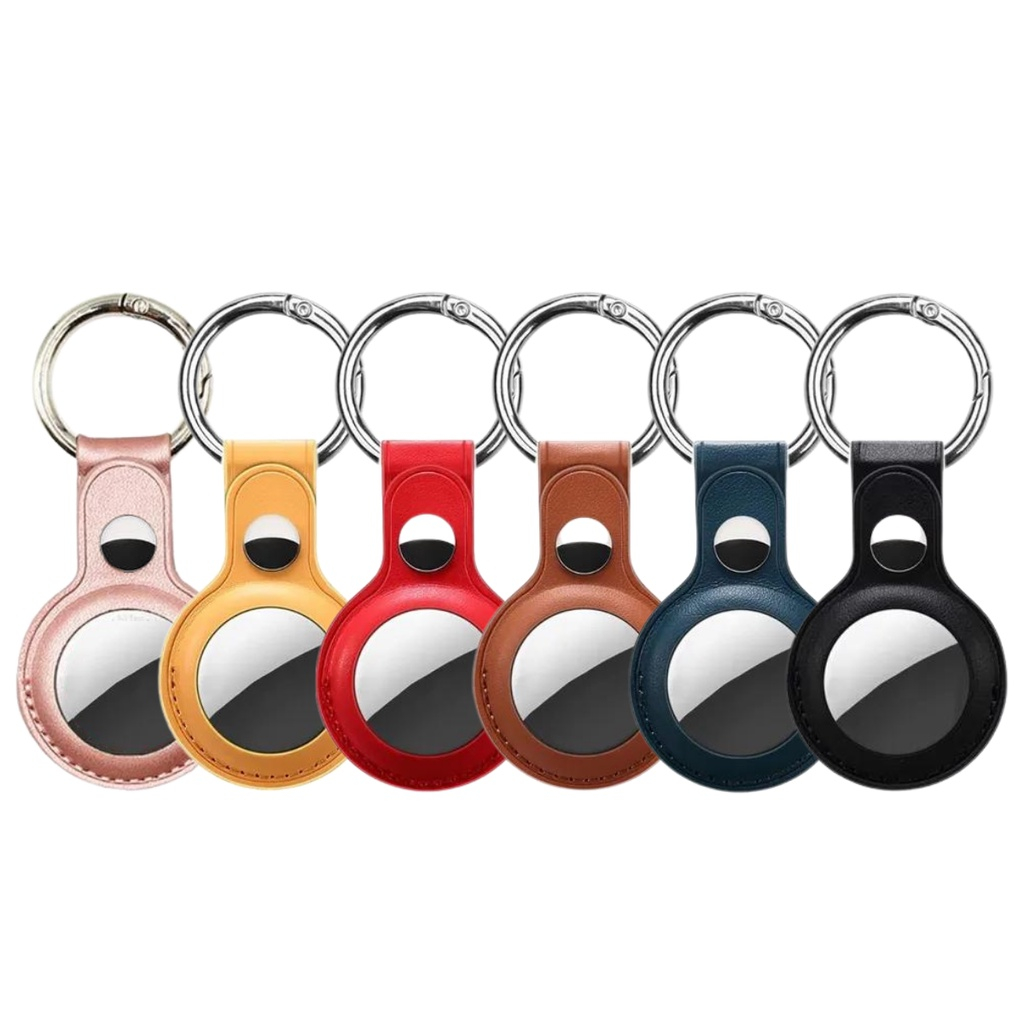 Chaveiro de couro para AirTag Capa Para AirTag Capinha Case | Shopee Brasil