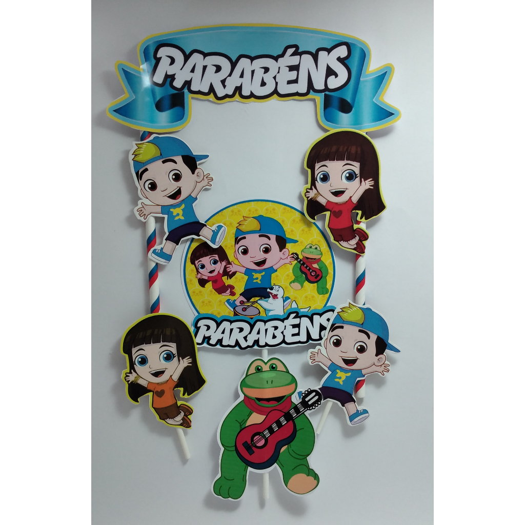 Topper Bolo Enfeite Topo De Bolo Lucas Neto | Shopee Brasil