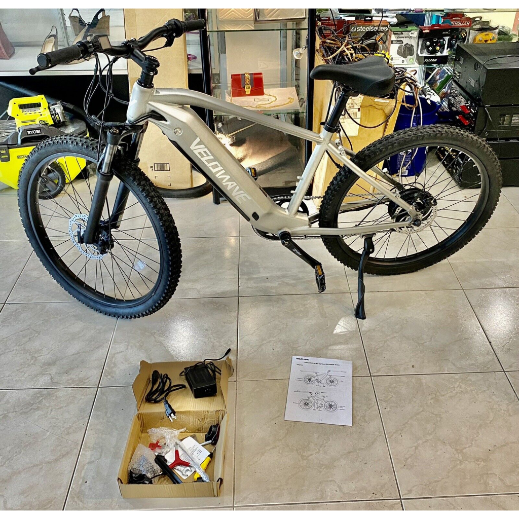 VELOWAVE 26 inches Ranger Electric Mountain Bike 750W 48V 15Ah Bat Fat ...