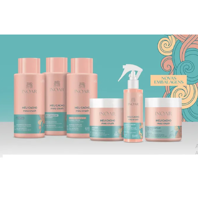 Kit Completo Meu Cacho Meu Crush - Inoar | Shopee Brasil