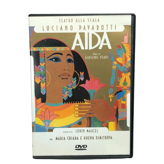 Dvd Luciano Pavarotti Aida Teatro Alla Scala | Shopee Brasil