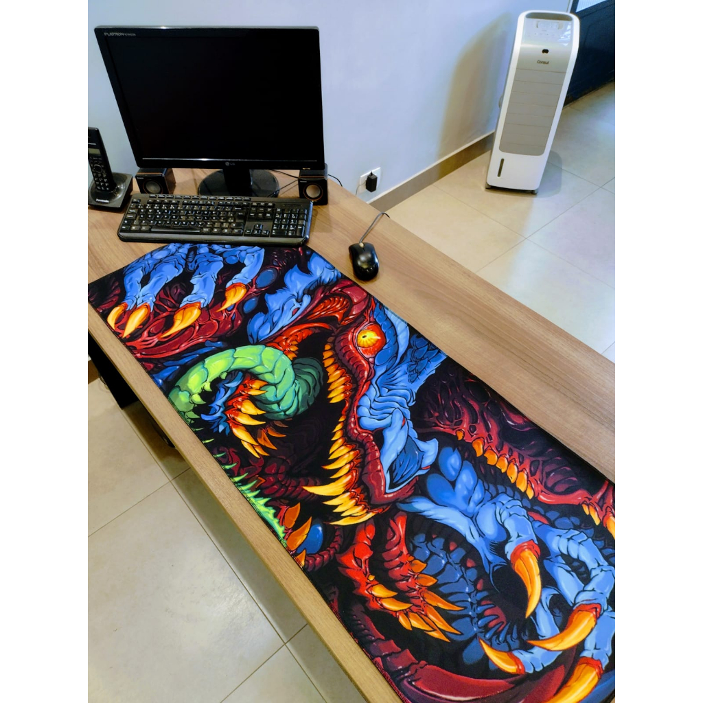 Mousepad Gamer Grande - TEMA HYPER BEAST2 - ESCOLHA O TAMANHO - Faz a Boa!