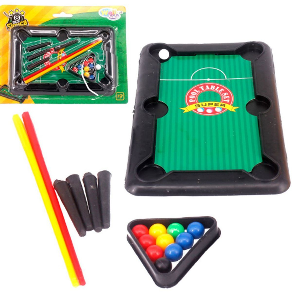 Miniatura Mesa de Sinuca / Bilhar | Shopee Brasil