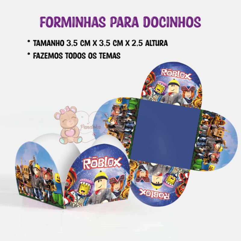 50 FORMINHAS PARA DOCES ROBLOX | Shopee Brasil
