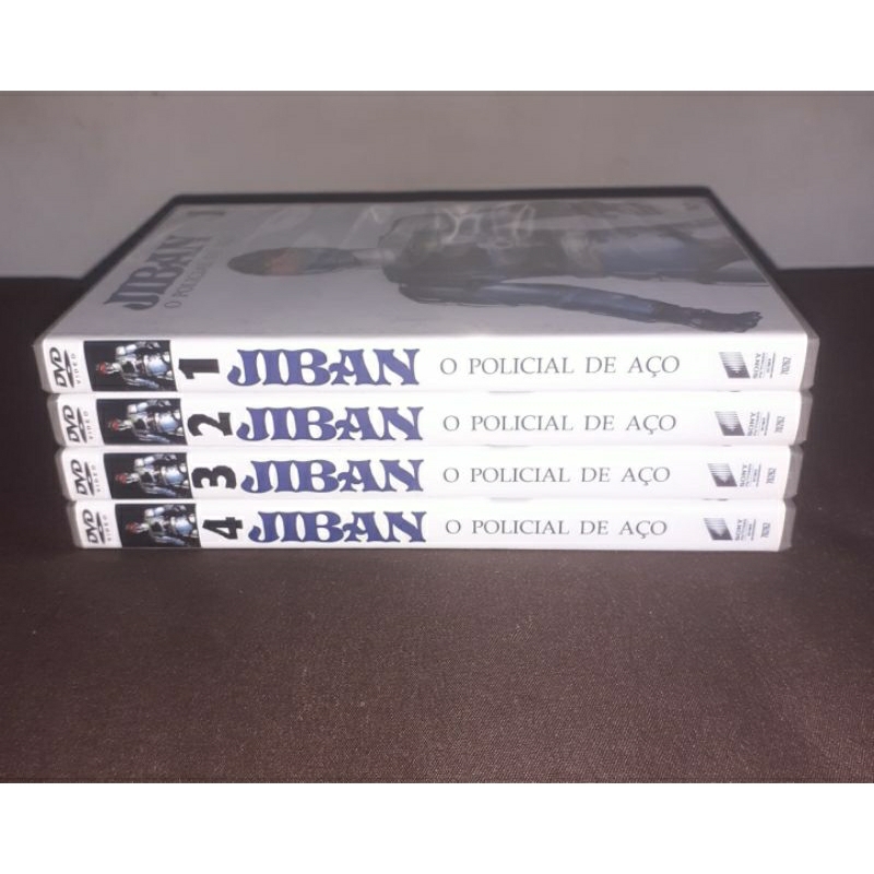 DVDS "JIBAN - O Policial de Aço" (Leia a Descrição do Produto ...