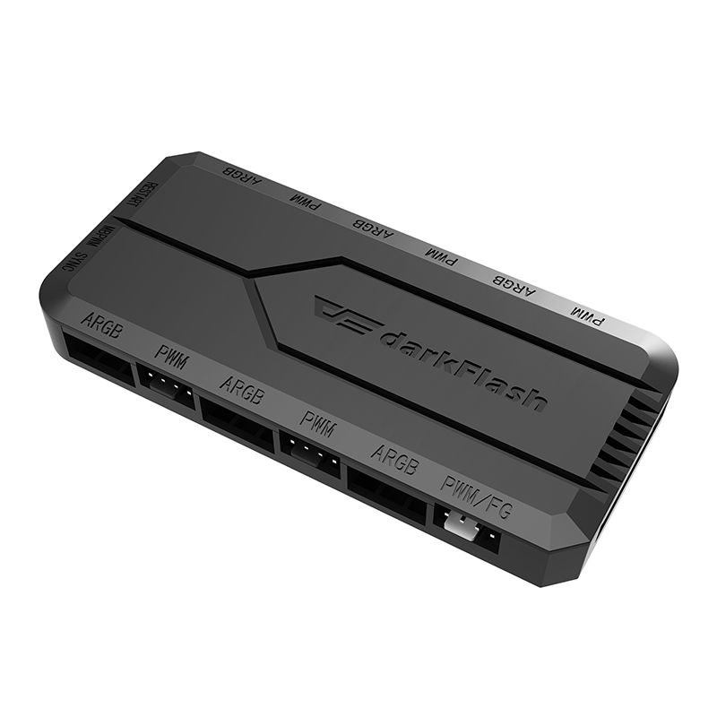 Aigo Darkflash Controladora ARGB/RGB e Fans PWM RC2 PWM Controller ...