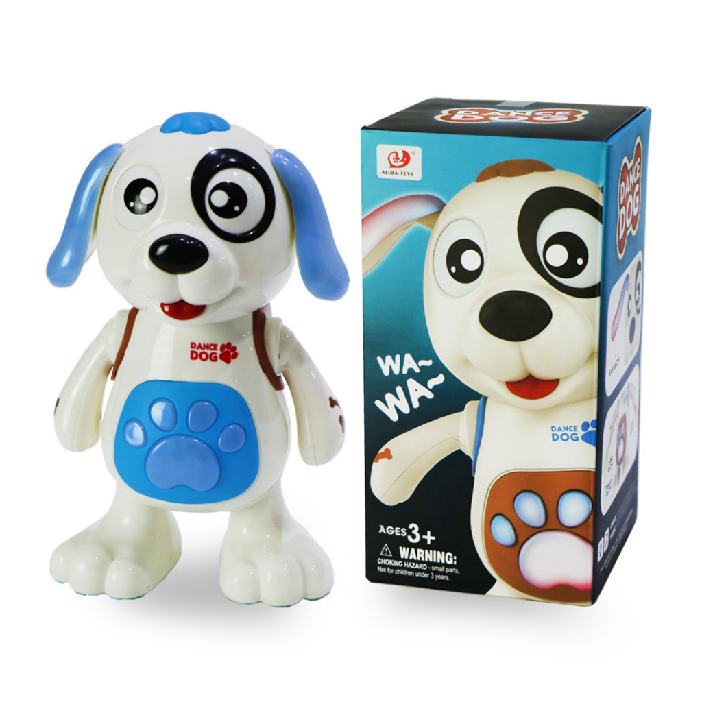 Brinquedo Musical Dancing Dog Mexe Dança Luz E Som cão cachorro ...