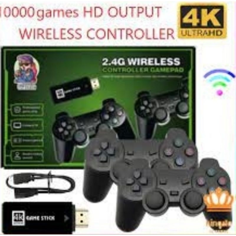 2.4G WIRELESS RETRO GAME STICK U8 4G | Shopee Brasil