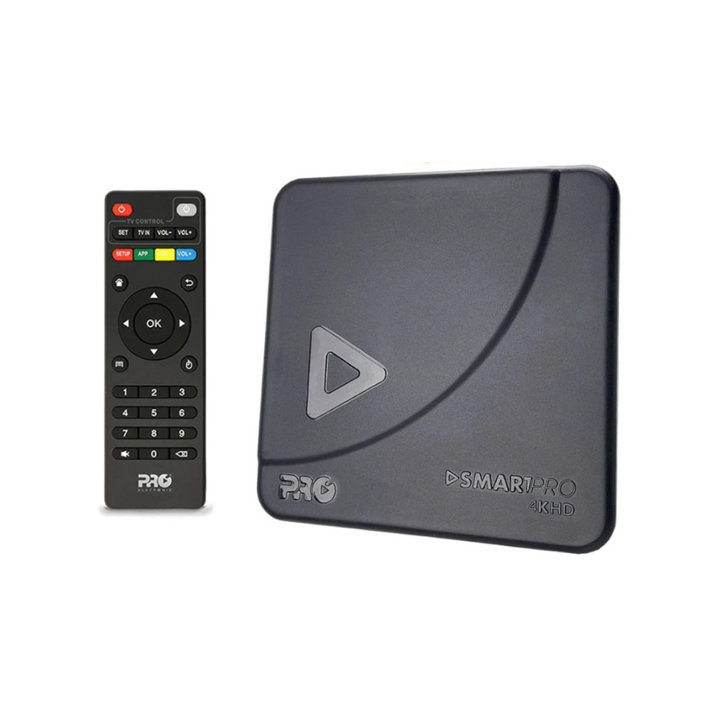 Box tv smartpro tv android netflix youtube 4k hd prosb-3000 | Shopee Brasil