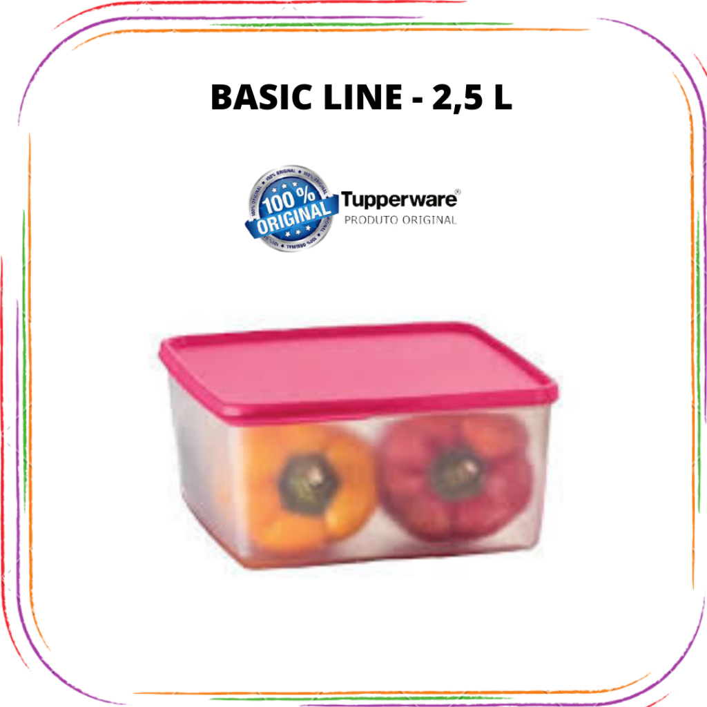 Tupperware Basic Line 2,5 l | Shopee Brasil