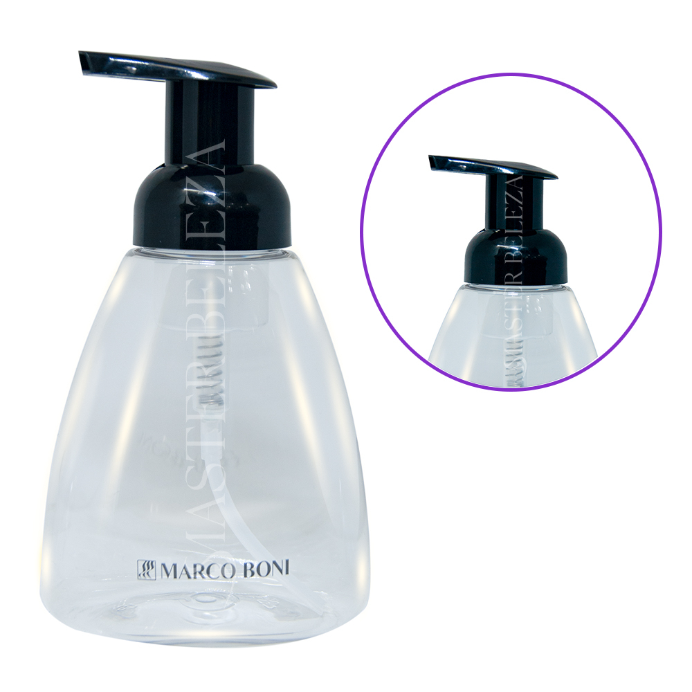 Frasco Pump Espumador Grande Uso Diário Marco Boni 300ml | Shopee Brasil