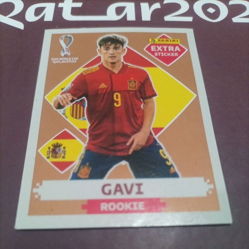 Gavi rookie bronze extra STICKER | Shopee Brasil