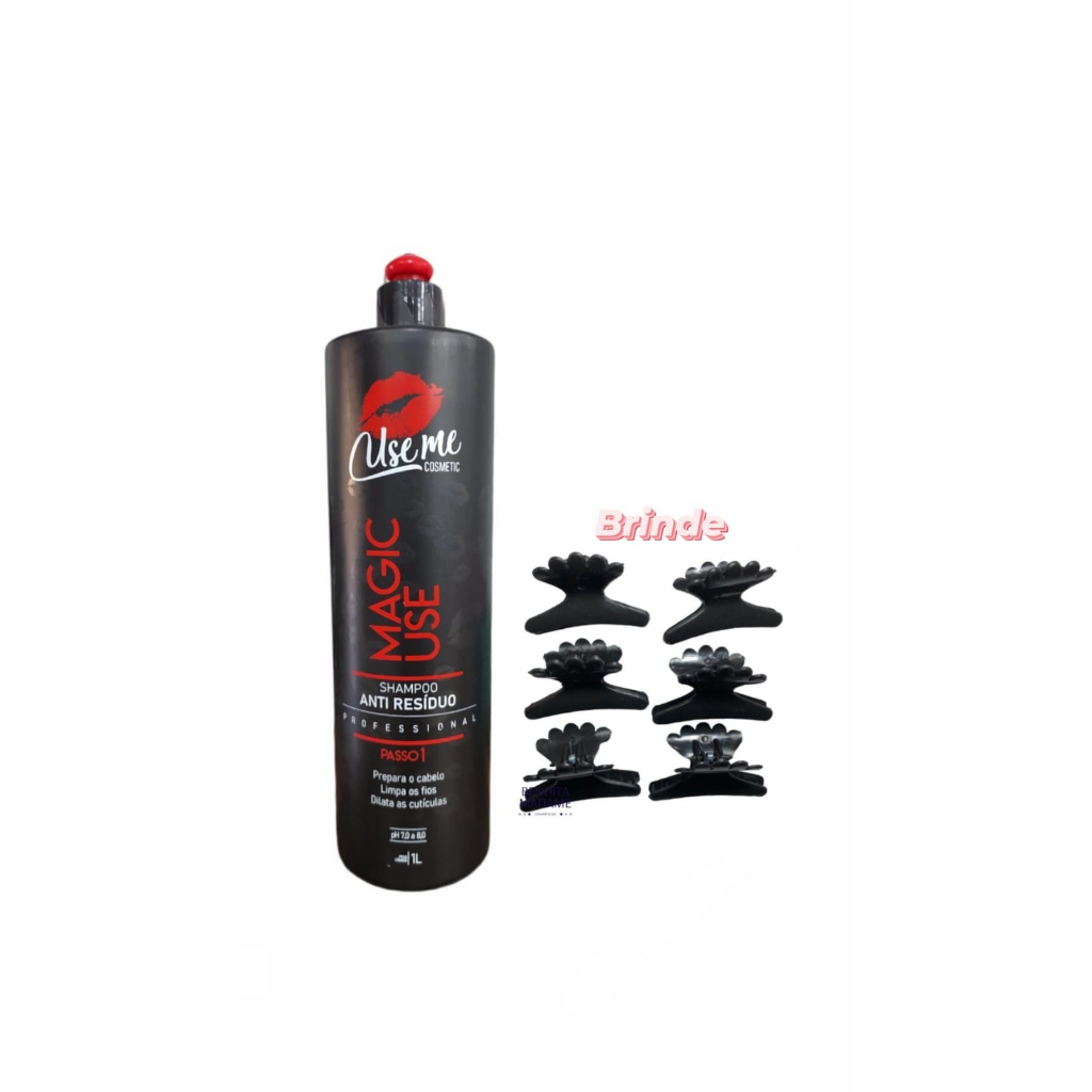 SHAMPOO ANTI RESÍDUOS 1L USE ME COSMETIC MAGIC USE | Shopee Brasil