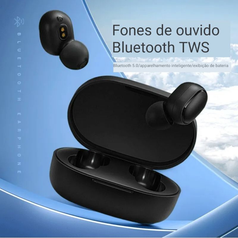 Fone De Ouvido A6s Bluetooth Tws Sport Stereo Botões Com Microfone