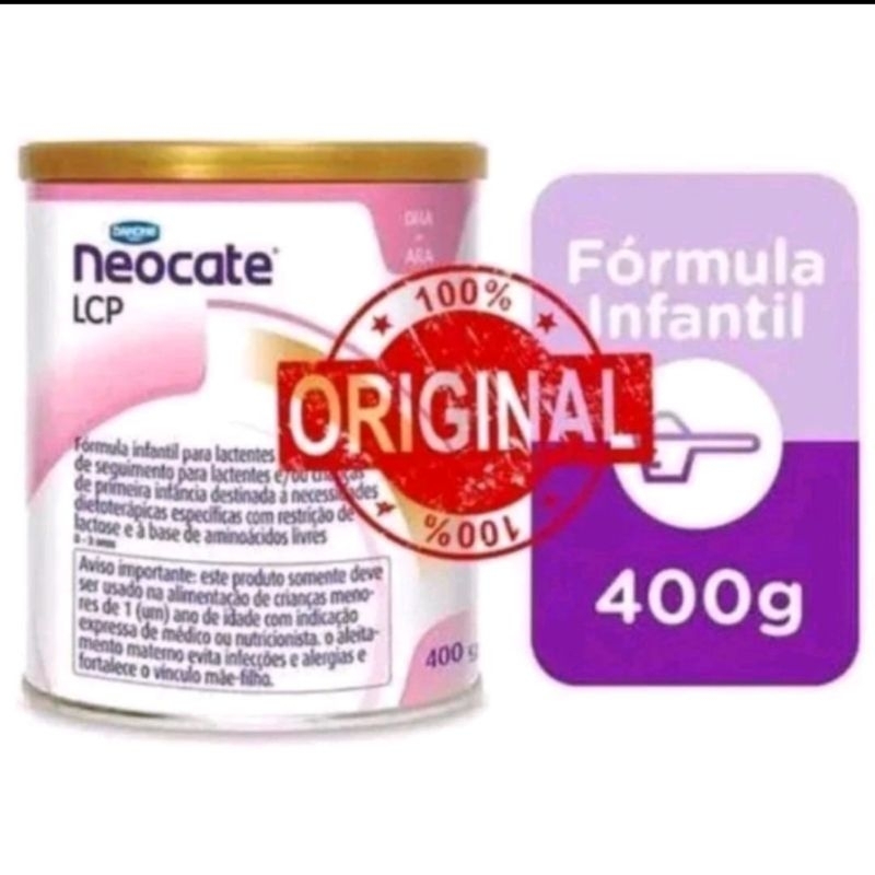 Fórmula Infantil Neocate LCP Original 400G-Danine | Shopee Brasil