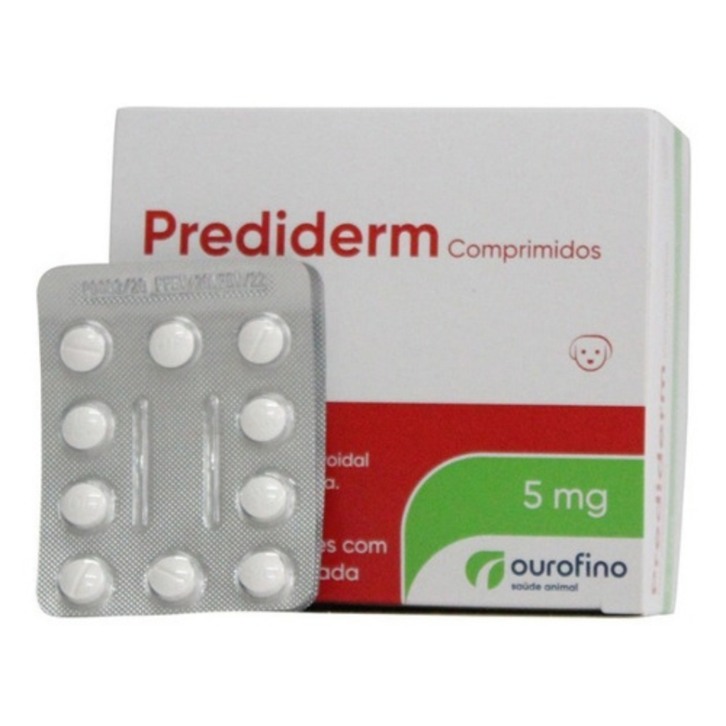 Prediderm 5mg Com 10 Comprimidos Ouro Fino - Envio Imediato + BULA ...