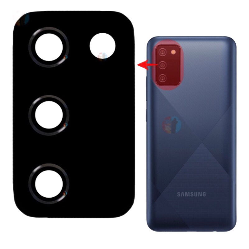 Vidro da Camera Samsung A03s Lente da Câmera Traseira Vidrinho Traseiro Original | Shopee Brasil